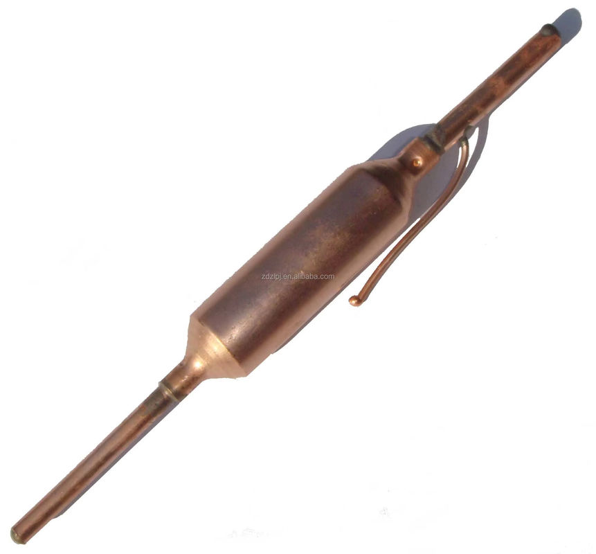 Copper Filter Drier 25g 30g 40g Welded Refrigeration With Caplillary Tube